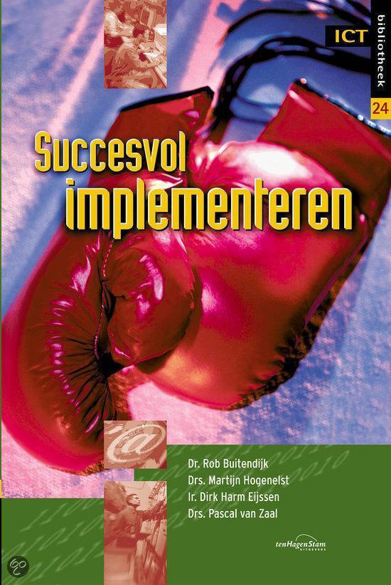 Succesvol implementeren dr 1 | 9789044011548 | Boeken | bol