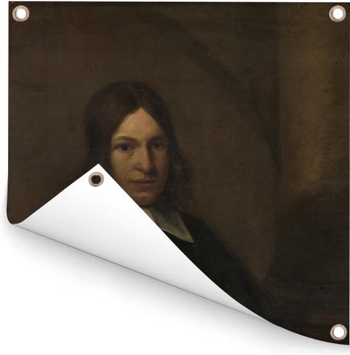 Zelfportret - Schilderij van Pieter de Hooch Tuinposter 300x300 cm ...