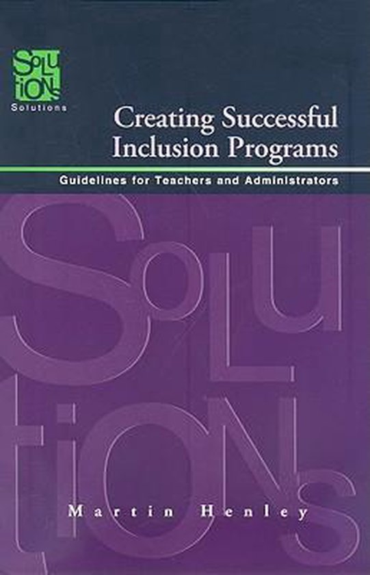 Creating Successful Inclusion Programs, Martin Henley | 9781935249719 ... Creating Successful Inclusion Programs, Martin Henley | 9781935249719 ...