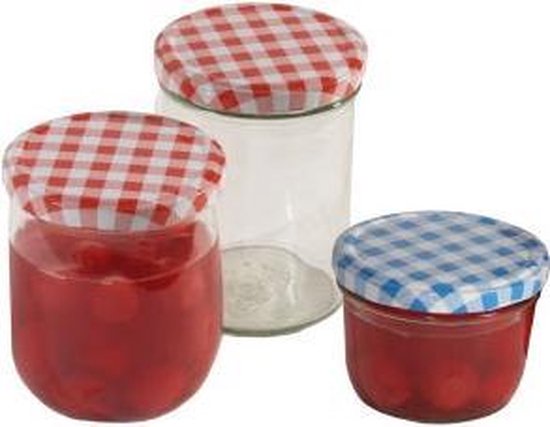 Jampot Met Deksel 230Ml (6 Stuks) | bol.com