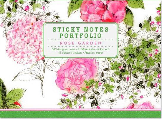 Rose Garden Sticky Notes Portfolio | 9781441318497 | Boeken | bol.com