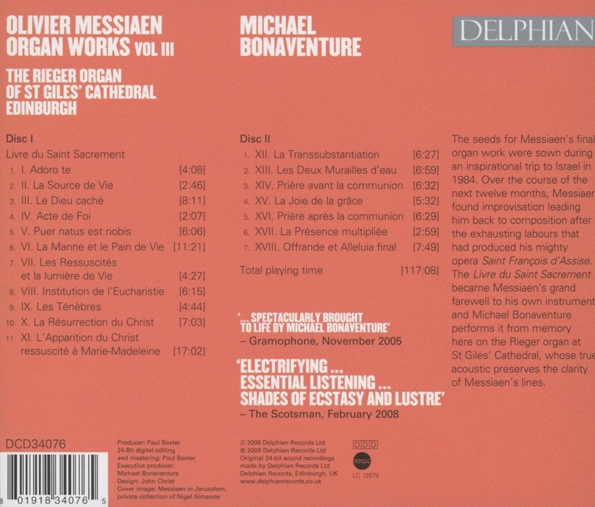 Olivier Messiaen - Messiaen: Livre Du Saint Sacrement, O. Messiaen | CD (album) | Muziek | bol.com