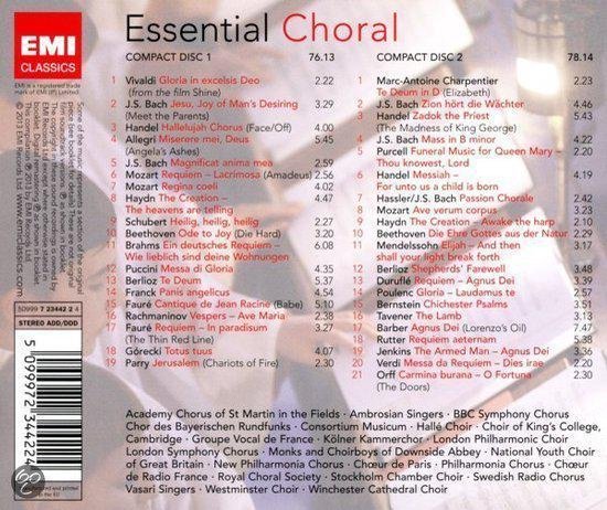 Essential Choral, various artists | CD (album) | Muziek | bol.com
