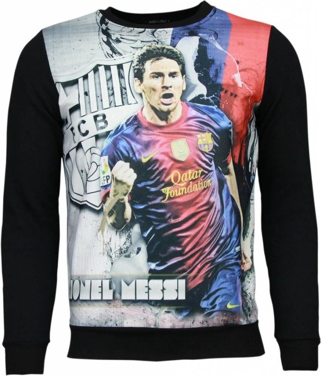 © MAN Messi - Sweater - Zwart - XL | bol.com