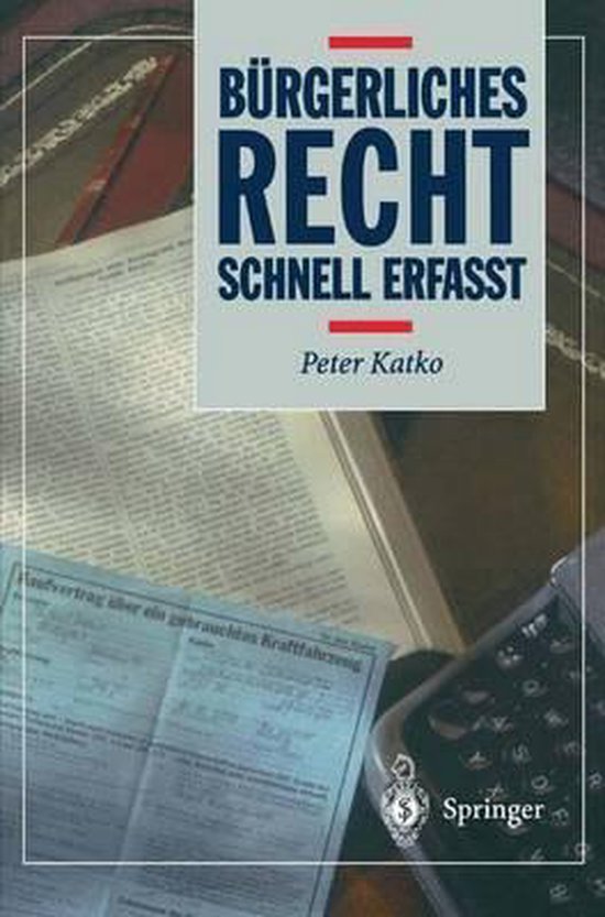 B Rgerliches Recht | 9783540586272 | Peter Katko | Boeken | bol.com