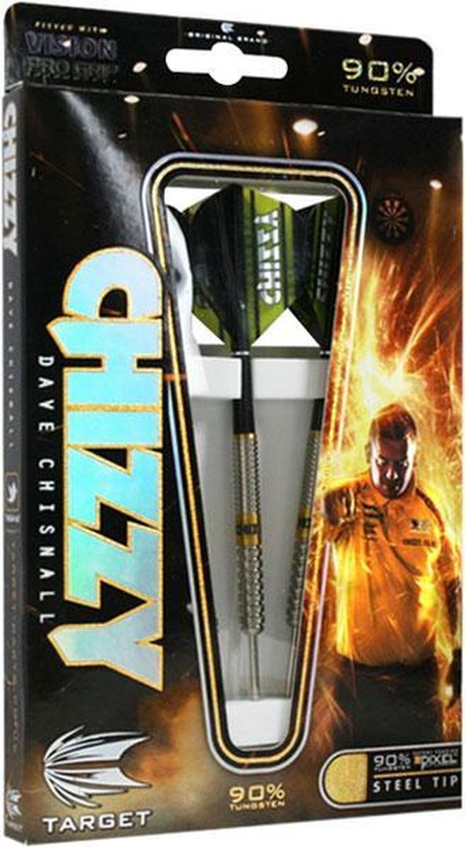 Target Dave Chisnall Pixel Grip 90% dartpijlen 24 gram | bol.com