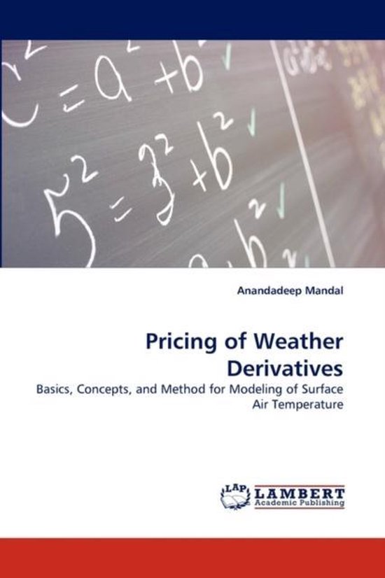Pricing of Weather Derivatives | 9783843383417 | Anandadeep Mandal ...
