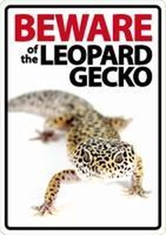 Waakbord - Beware of the Leopard Gecko | bol.com