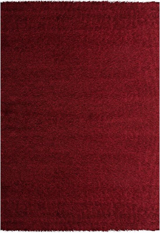 Vloerkleed Sense Rood Hoogpolig Tapijt - 160x230cm | bol.com