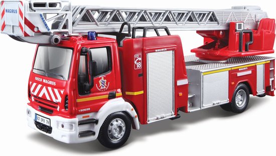 Auto Bburago Iveco Magirus ladderwagen schaal 1:50 | bol.com
