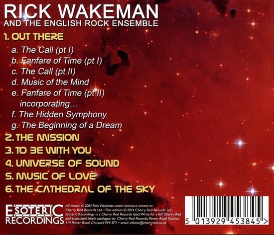 Out There - Official Remastered Edition, Rick Wakeman & The New English ...