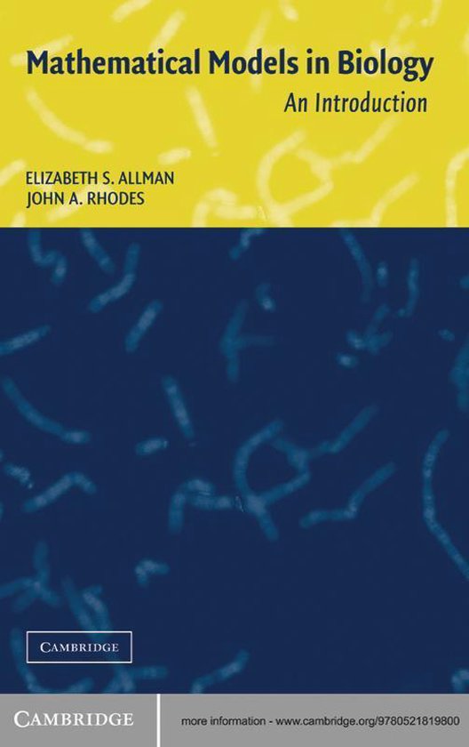 Mathematical Models in Biology (ebook), Elizabeth S. Allman ...