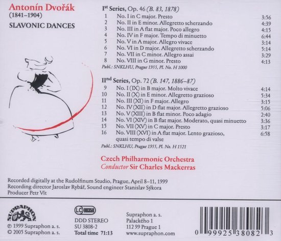 Czech Philharmonic Orchestra - Dvorák: Slavonic Dances (CD), Libor Pesek | Muziek | bol