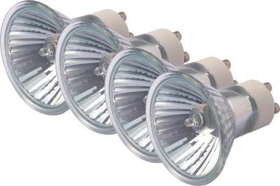 PROLIGHT halogeen reflectorlamp - 4 stuks - GU10 - 230V - 50W - dimbaar ...
