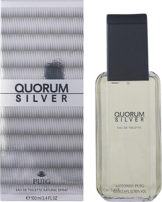 Quorum - SILVER QUORUM - eau de toilette - spray 100 ml | bol
