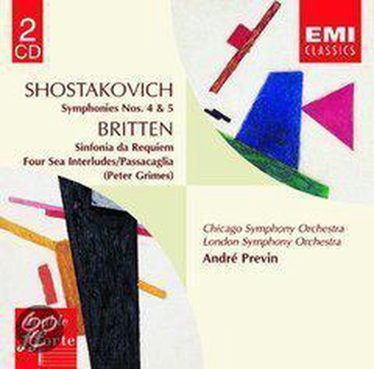 Shostakovich: Symphonies 4 & 5; Britten / Andre Previn, Benjamin ...