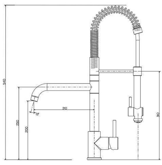 Boretti Ispra profi keukenkraan Chroom | bol.com