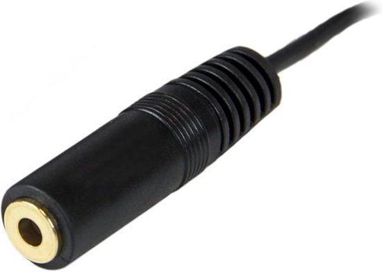 Jack Extension Cable (3.5 mm) Startech MU12MF 3,7 m Black | bol