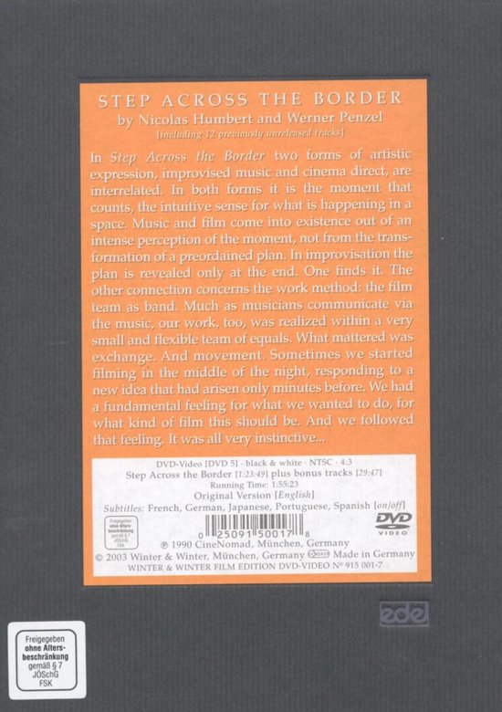 Step Across The Border (Dvd) | Dvd's | bol