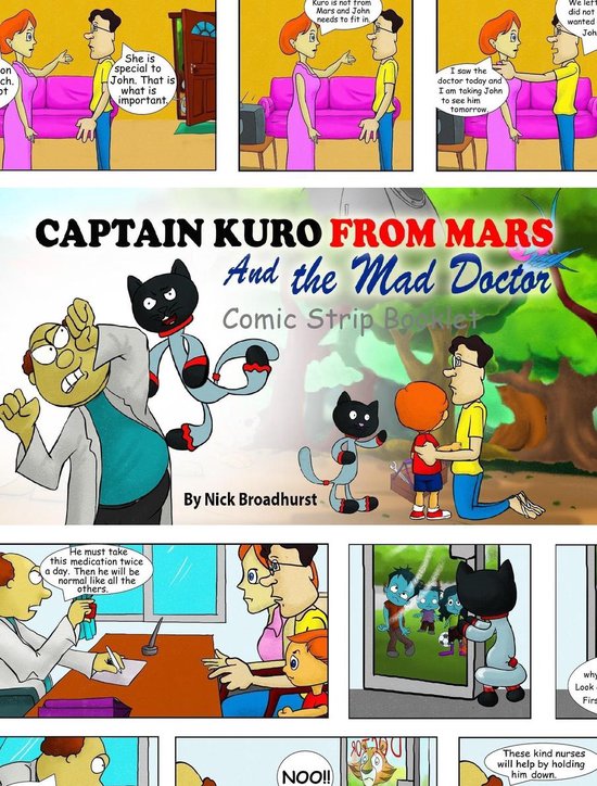 Captain Kuro From Mars Comic Strip Booklets English 3 - Captain Kuro ...