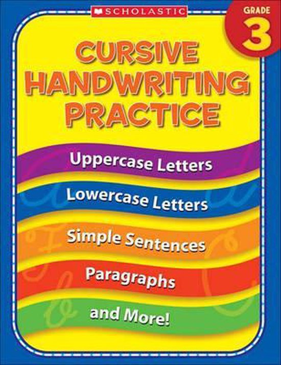 3rd Grade Cursive Handwriting Practice | 9780439818971 | Boeken | bol