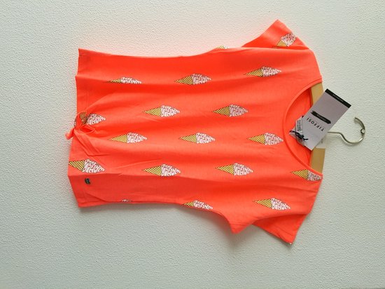 Tiffosi-meisjes-shirt, t-shirt-Etnic-Softijs-kleur: fel zalm-maat 104 ...
