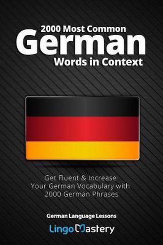 German Language Lessons- 2000 Most Common German Words in Context ...