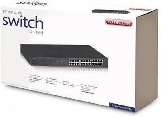 Sitecom LN-132 24 port Network Switch 19 Inch | bol