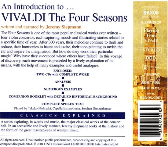 Classics Explained - An Introduction to...Vivaldi: The Four Seasons ...
