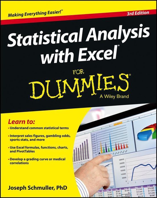 Statistical Analysis with Excel For Dummies (ebook), Joseph Schmuller | 9781118464328... | bol.com