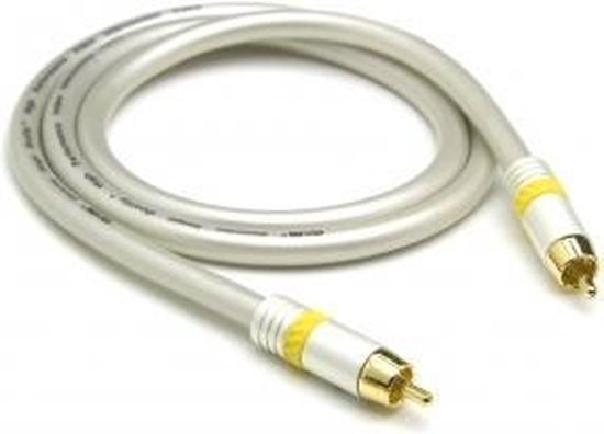 G&BL RCA-RCA, 3m audio kabel Wit | bol