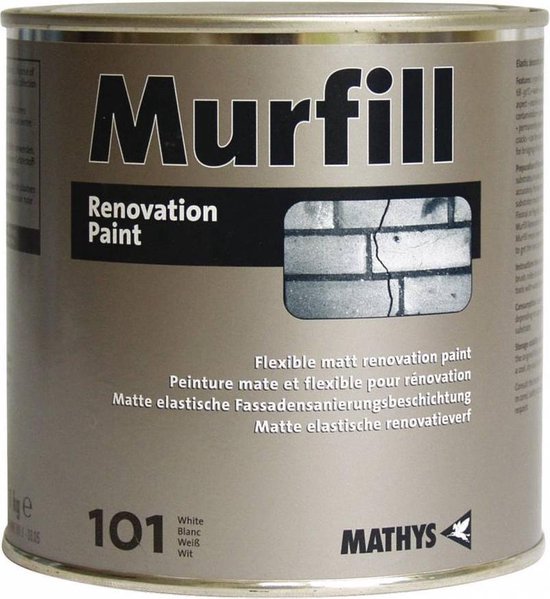 Mathys Murfill Renovation Paint - 15 kg - 400 g/m² - Wit ...