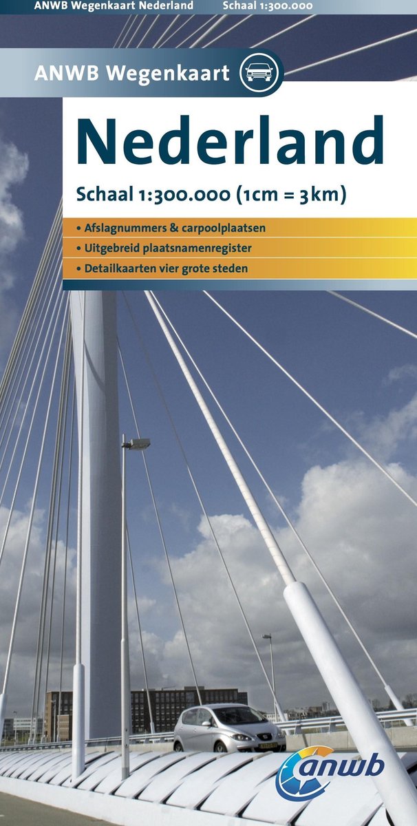 ANWB Wegenkaart - Nederland | bol.com