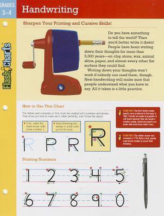Handwriting FlashCharts, Flash Kids Editors | 9781411469303 | Boeken ...