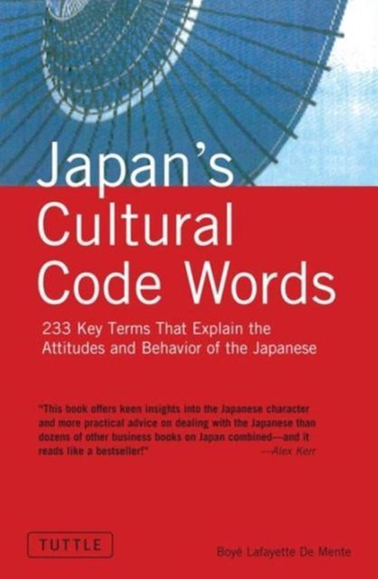 Japan's Cultural Code Words, Boye Lafayette De Mente | 9780804835749 | Boeken | bol.com