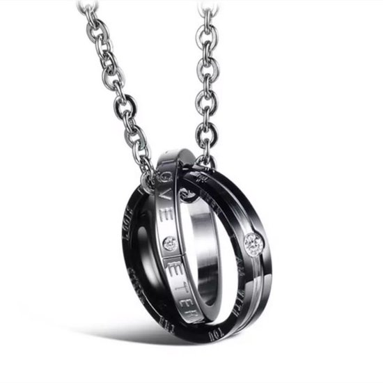 Eternal Love Ring – Ketting – Love ketting – 1 stuks – Cadeau voor hem ...