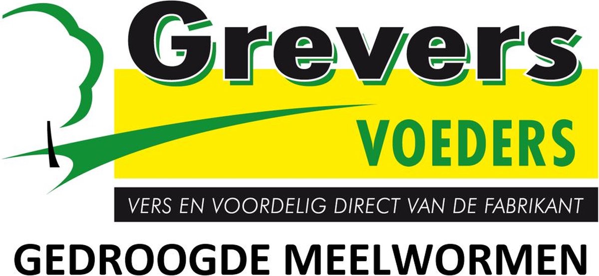 Grevers Voeders Meelwormen Gedroogd 5kg - Buitenvogelvoer - 5 kg (≈ 25L ...
