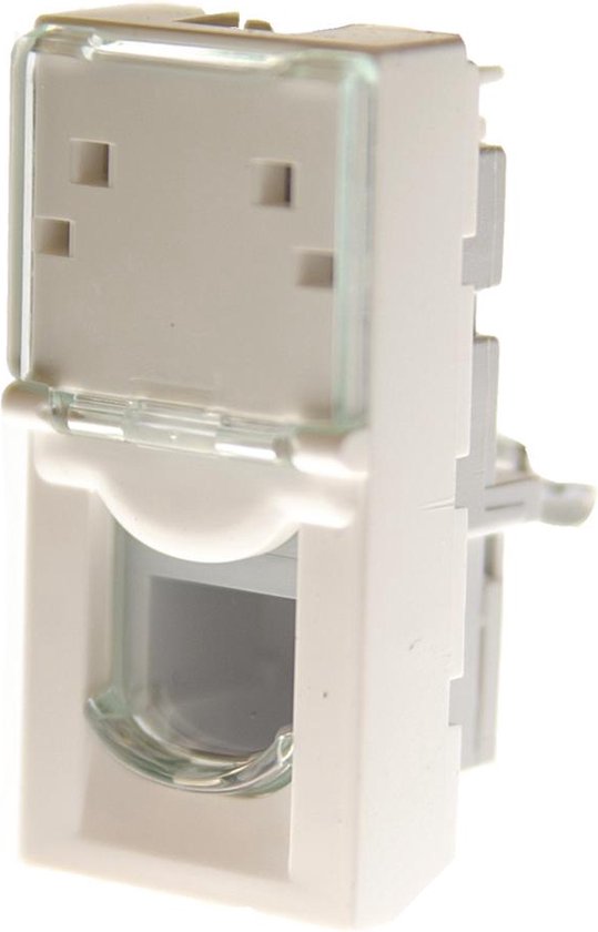 Legrand - Stopcontact Mosaic Utp Cat6 1 Module - Wit | bol
