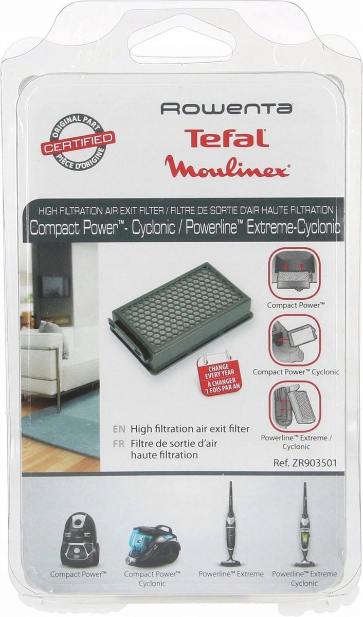 SEB - HEPA Filter Powerline Extreme - ZR903501 | bol.com