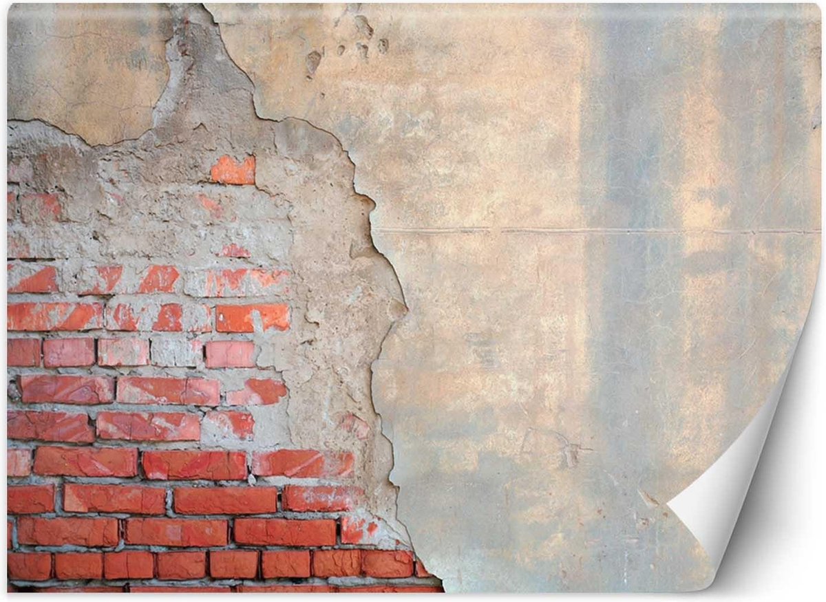 Trend24 - Behang - Bakstenen Muur - Vliesbehang - Behang Woonkamer ...