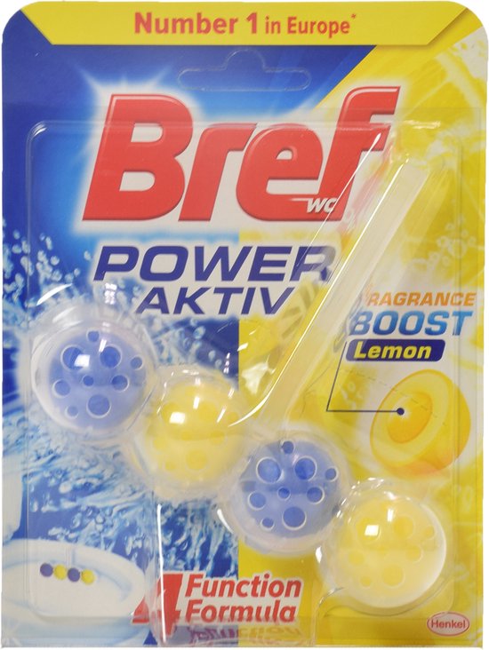 Bref PowerAktiv 50gr toiletblok Lemon | bol.com