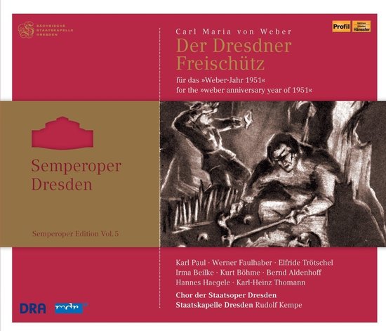Staats Chor Der Staatsoper Dresden - Semperoper Edition Volume 5: Weber ...