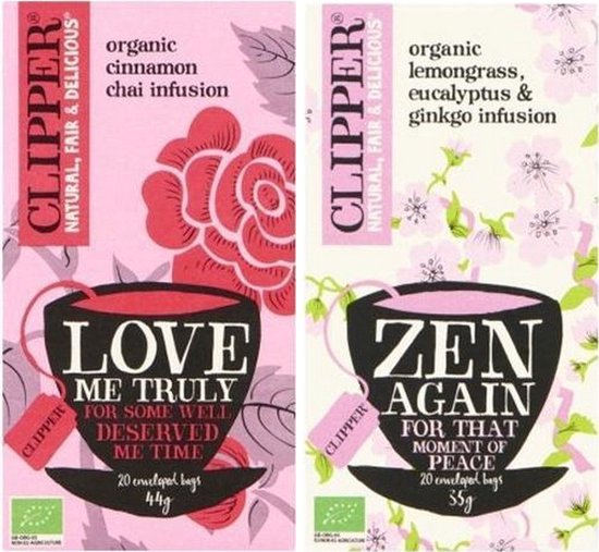 Clipper Thee - Valentijn Set - Love Me Truly & Zen Again - Set van 2 | bol