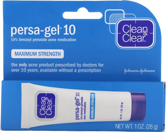 Clean & Clear, Persa-Gel 10, Maximum Strength, 1 oz (28 g) | bol