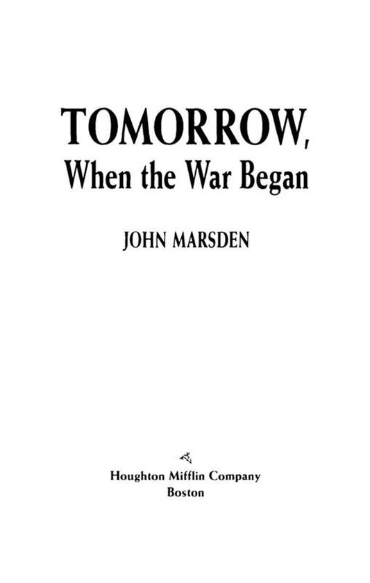 Tomorrow, When the War Began (ebook), John Marsden | 9780547511979 ...