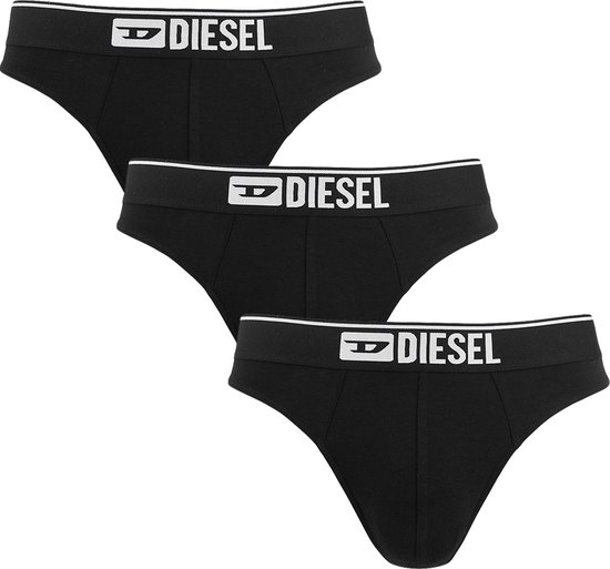 Diesel herenstrings basic logo 3P zwart - M | bol.com