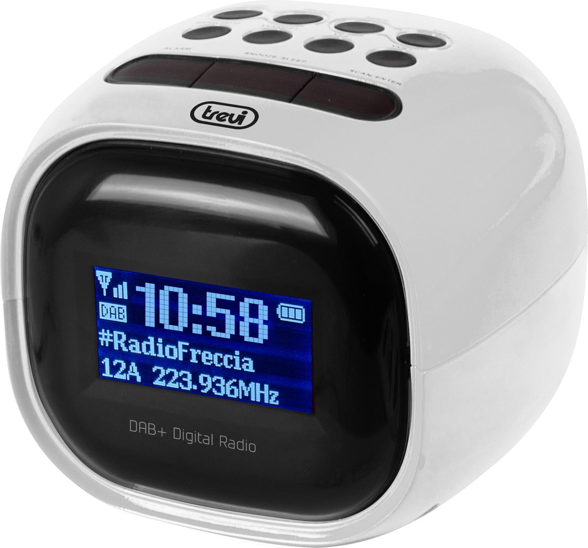 Trevi RC80D2 DAB - Klokradio met digitale ontvanger DAB / DAB+ / FM ...