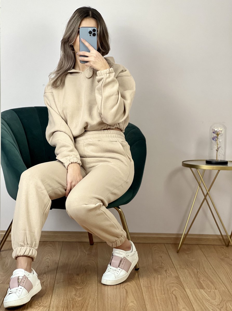 Liyeux Sophie Dames Trainingspak - 2 Delig - Tracksuit - Huispak ...