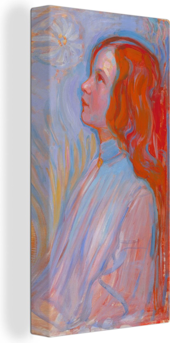 Tableau Toile Dévotion - Piet Mondrian - 80x160 cm - Décoration murale ...