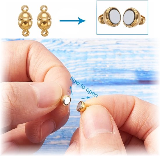 Fako Bijoux® - Magnetische Sluiting - Magneet Sluitingen - Sieraden ...